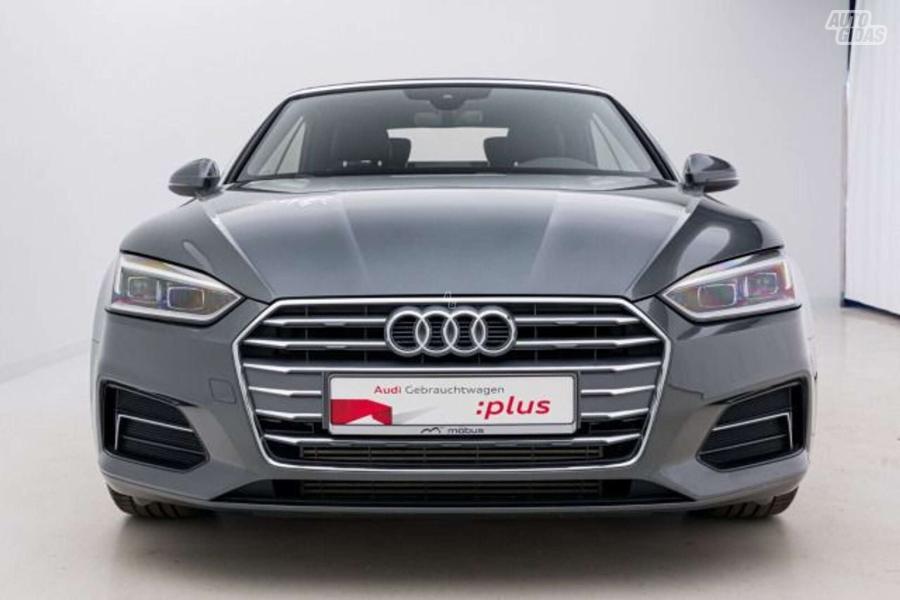 Grey Audi A5 2019 in Kaunas, with an engine capacity of 2.00 L and mileage of 33 thousand km for 32586 €, photo 3 on AUTOMOTO.COM.LV