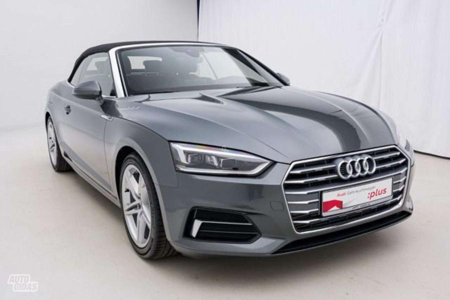 Grey Audi A5 2019 in Kaunas, with an engine capacity of 2.00 L and mileage of 33 thousand km for 32586 €, photo 4 on AUTOMOTO.COM.LV
