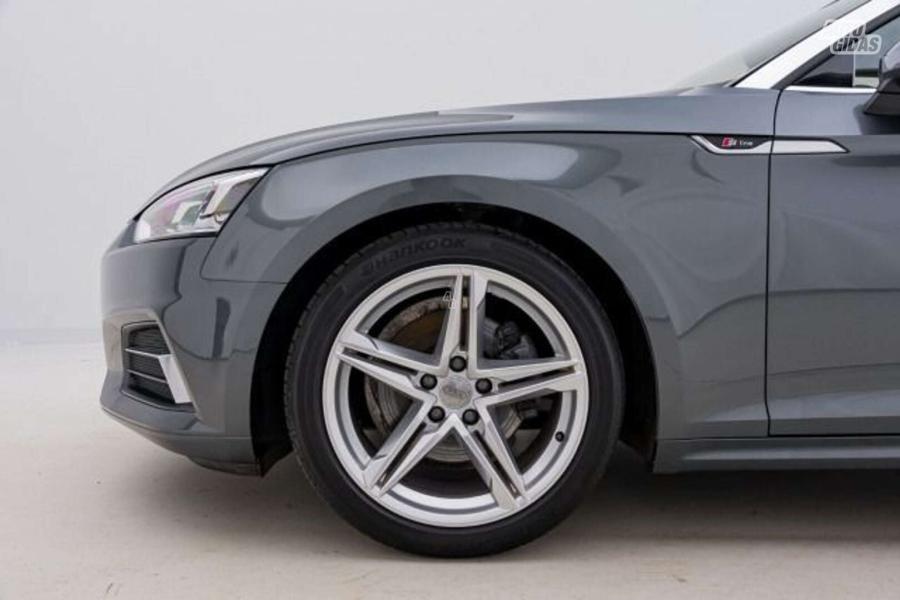 Grey Audi A5 2019 in Kaunas, with an engine capacity of 2.00 L and mileage of 33 thousand km for 32586 €, photo 11 on AUTOMOTO.COM.LV