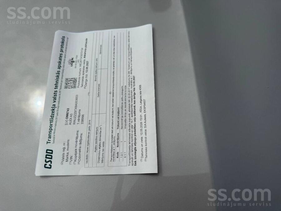 Серый Ауди А5 2007 в Рига, объемом двигателя 3.00 л и пробегом 339 тыс. км за 5550 €, фото 12 на AUTOMOTO.COM.LV