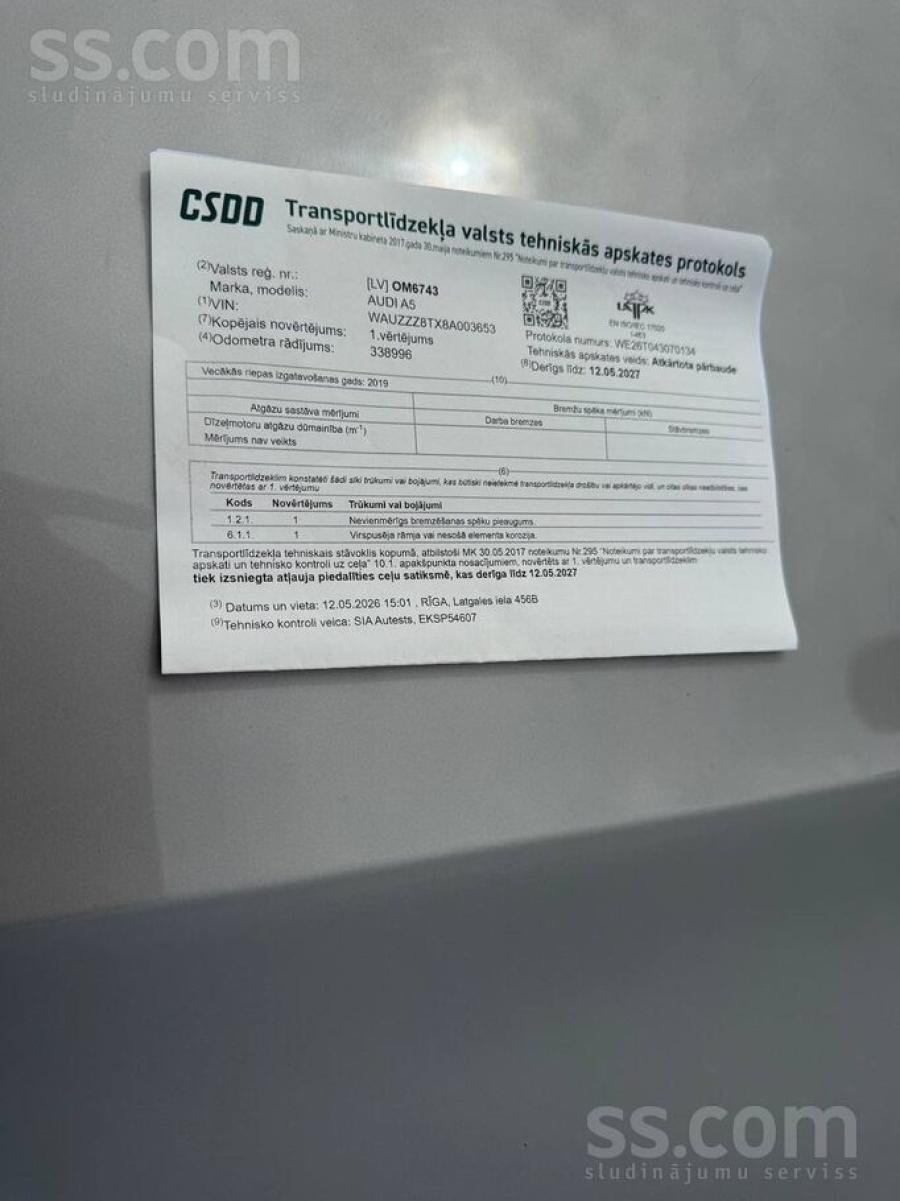 Pelēks Audi A5 2007 Rīga, ar dzinēja tilpumu 3.00 L un nobraukumu 339 tūkst. km par 6200 €, foto 14 vietnē AUTOMOTO.COM.LV