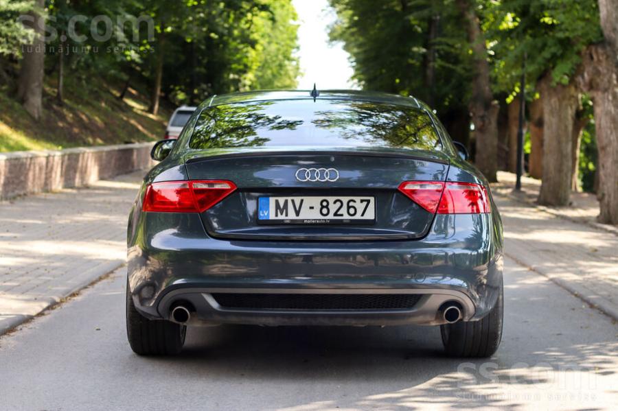 Grey Audi A5 2007 in Bauska, with an engine capacity of 3.00 L and mileage of 305 thousand km for 7000 €, photo 5 on AUTOMOTO.COM.LV