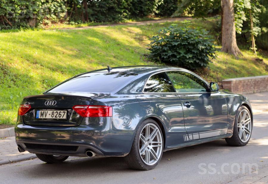 Grey Audi A5 2007 in Bauska, with an engine capacity of 3.00 L and mileage of 305 thousand km for 7000 €, photo 6 on AUTOMOTO.COM.LV
