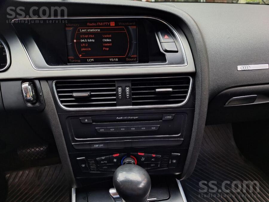 Pelēks Audi A5 2007 Ogre, ar dzinēja tilpumu 2.70 L un nobraukumu 304 tūkst. km par 4958 €, foto 19 vietnē AUTOMOTO.COM.LV