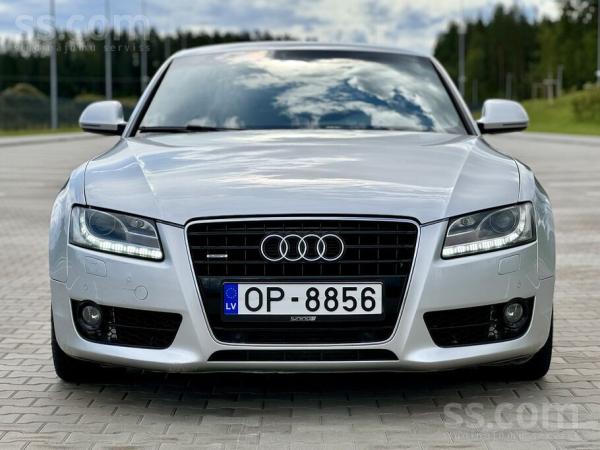 Grey Audi A5 2007 in Valmiera, with an engine capacity of 3.00 L and mileage of 280 thousand km for 6290 €, photo 3 on AUTOMOTO.COM.LV