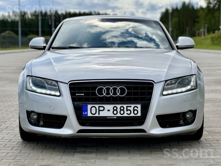 Grey Audi A5 2007 in Valmiera, with an engine capacity of 3.00 L and mileage of 280 thousand km for 6290 €, photo 4 on AUTOMOTO.COM.LV