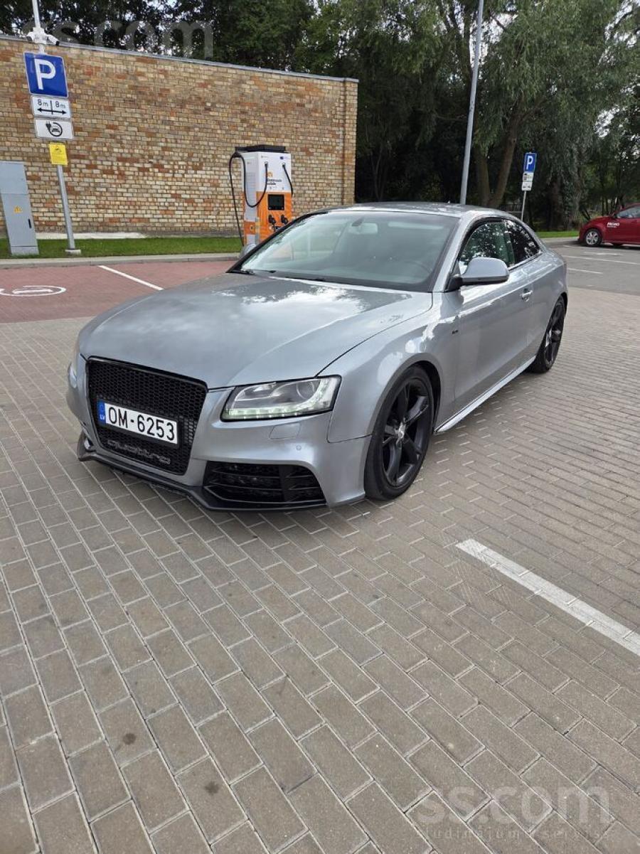 Pelēks Audi A5 2007 Liepāja, ar dzinēja tilpumu 3.00 L un nobraukumu 339 tūkst. km par 5250 €, foto 1 vietnē AUTOMOTO.COM.LV