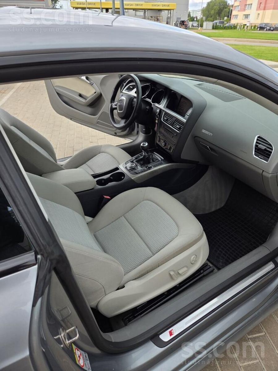 Pelēks Audi A5 2007 Liepāja, ar dzinēja tilpumu 3.00 L un nobraukumu 339 tūkst. km par 5250 €, foto 6 vietnē AUTOMOTO.COM.LV