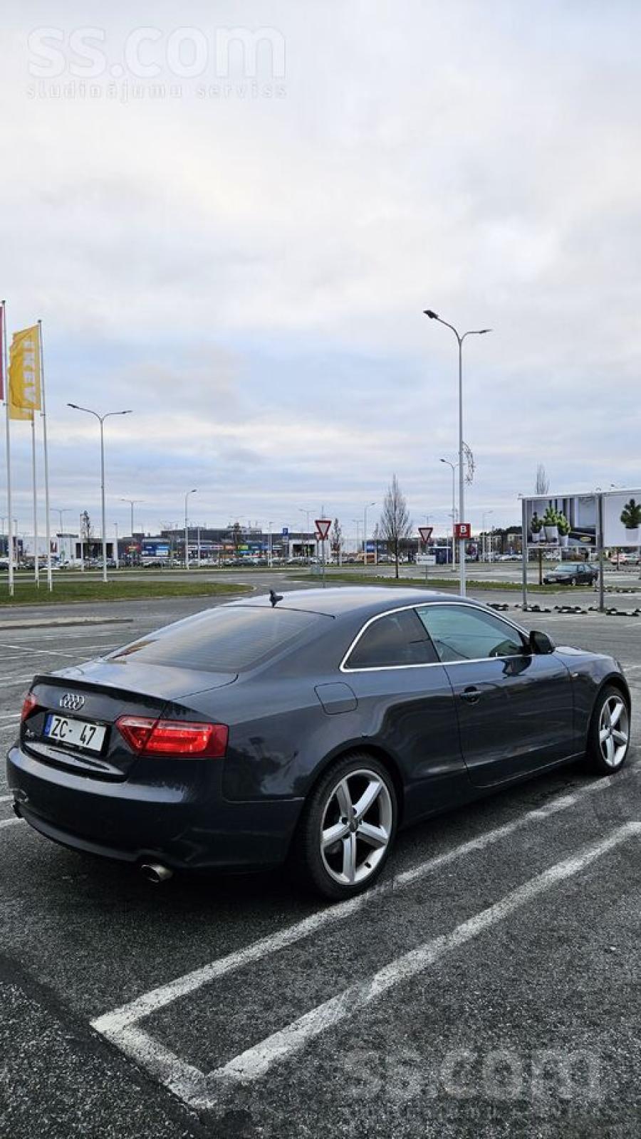 Grey Audi A5 2008 in Riga, with an engine capacity of 3.00 L and mileage of 286 thousand km for 6500 €, photo 5 on AUTOMOTO.COM.LV