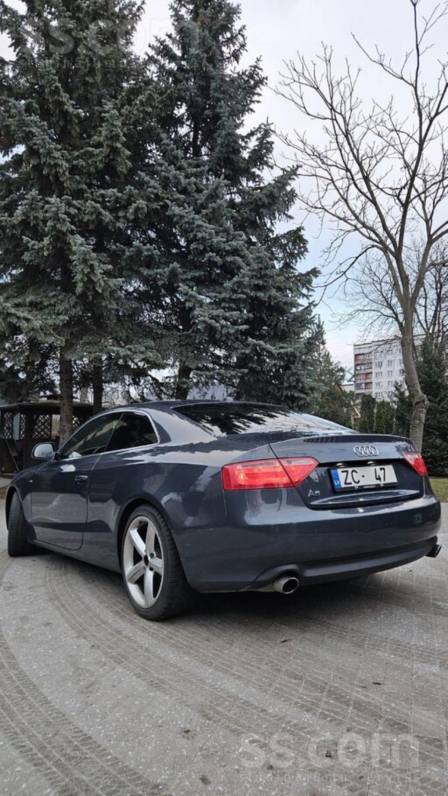 Grey Audi A5 2008 in Riga, with an engine capacity of 3.00 L and mileage of 286 thousand km for 6500 €, photo 27 on AUTOMOTO.COM.LV