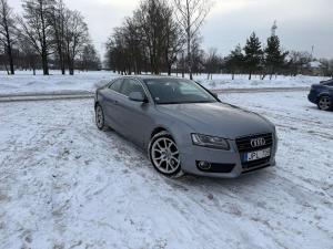 Grey Audi A5 2008 in Klaipeda, with an engine capacity of 2.97 L and mileage of 290 thousand km for 4750 €, photo  on AUTOMOTO.COM.LV