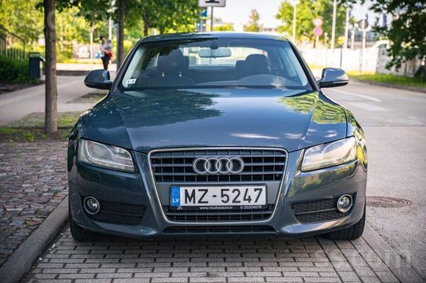 Grey Audi A5 2008 in Riga, with an engine capacity of 1.80 L and mileage of 0 thousand km for 2490 €, photo 2 on AUTOMOTO.COM.LV
