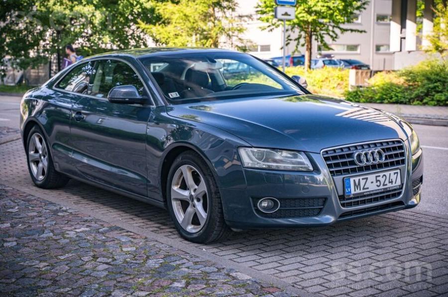 Grey Audi A5 2008 in Riga, with an engine capacity of 1.80 L and mileage of 0 thousand km for 2490 €, photo 4 on AUTOMOTO.COM.LV