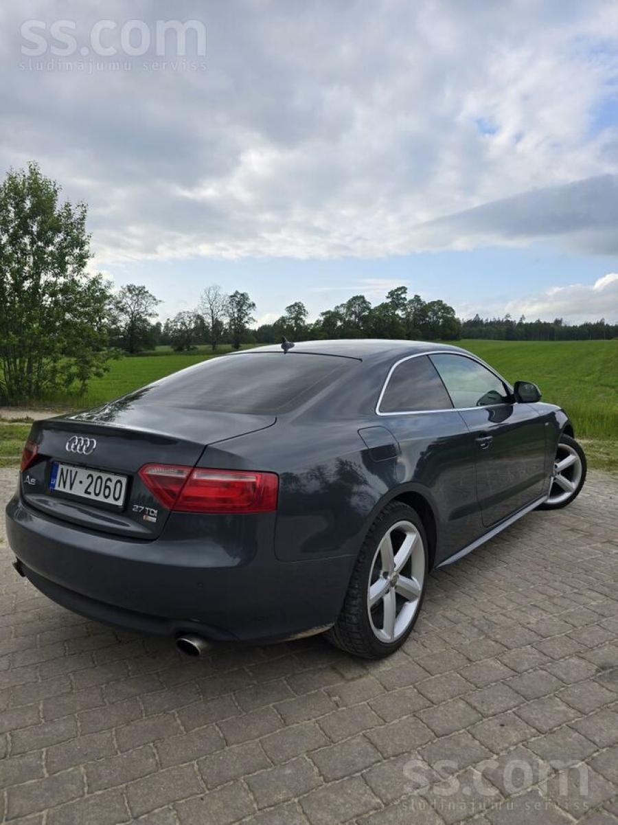Grey Audi A5 2008 in Riga, with an engine capacity of 3.00 L and mileage of 500 thousand km for 4200 €, photo 4 on AUTOMOTO.COM.LV