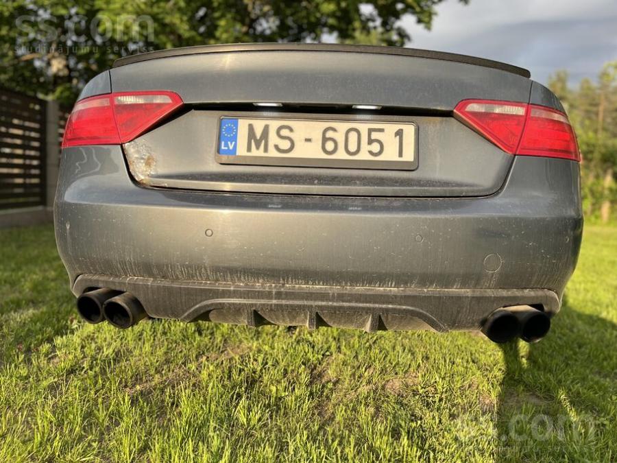 Grey Audi A5 2008 in Riga, with an engine capacity of 2.70 L and mileage of 241 thousand km for 6200 €, photo 5 on AUTOMOTO.COM.LV