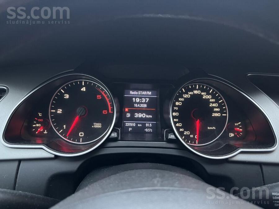 Grey Audi A5 2008 in Riga, with an engine capacity of 2.70 L and mileage of 241 thousand km for 6200 €, photo 8 on AUTOMOTO.COM.LV
