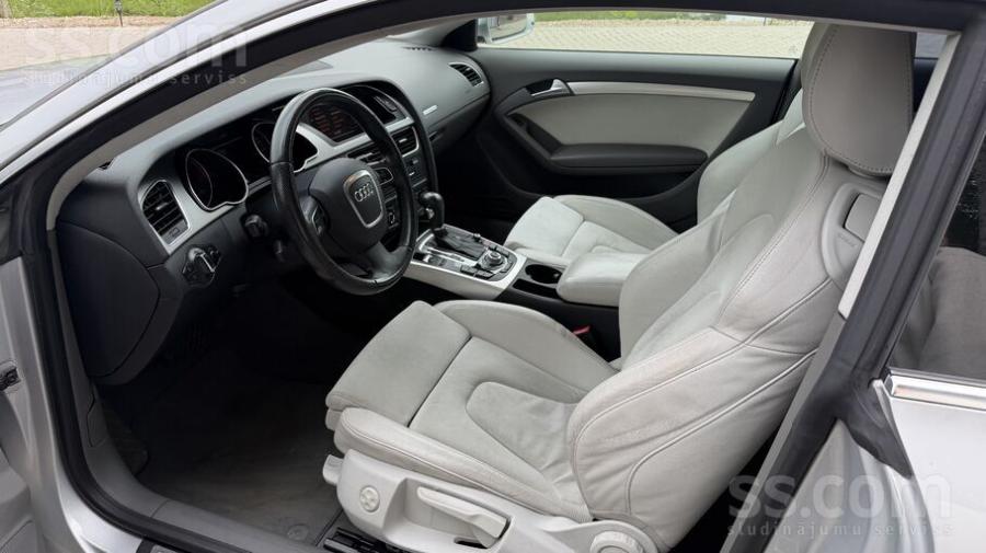 Pelēks Audi A5 2008 Preiļi, ar dzinēja tilpumu 3.00 L un nobraukumu 325 tūkst. km par 7490 €, foto 11 vietnē AUTOMOTO.COM.LV