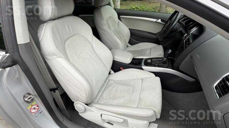 Pelēks Audi A5 2008 Preiļi, ar dzinēja tilpumu 3.00 L un nobraukumu 325 tūkst. km par 7490 €, foto 16 vietnē AUTOMOTO.COM.LV