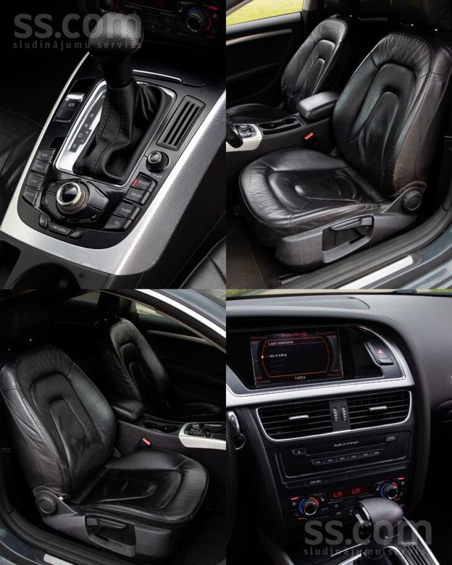Grey Audi A5 2008 in Liepaja, with an engine capacity of 2.70 L and mileage of 329 thousand km for 6000 €, photo 10 on AUTOMOTO.COM.LV