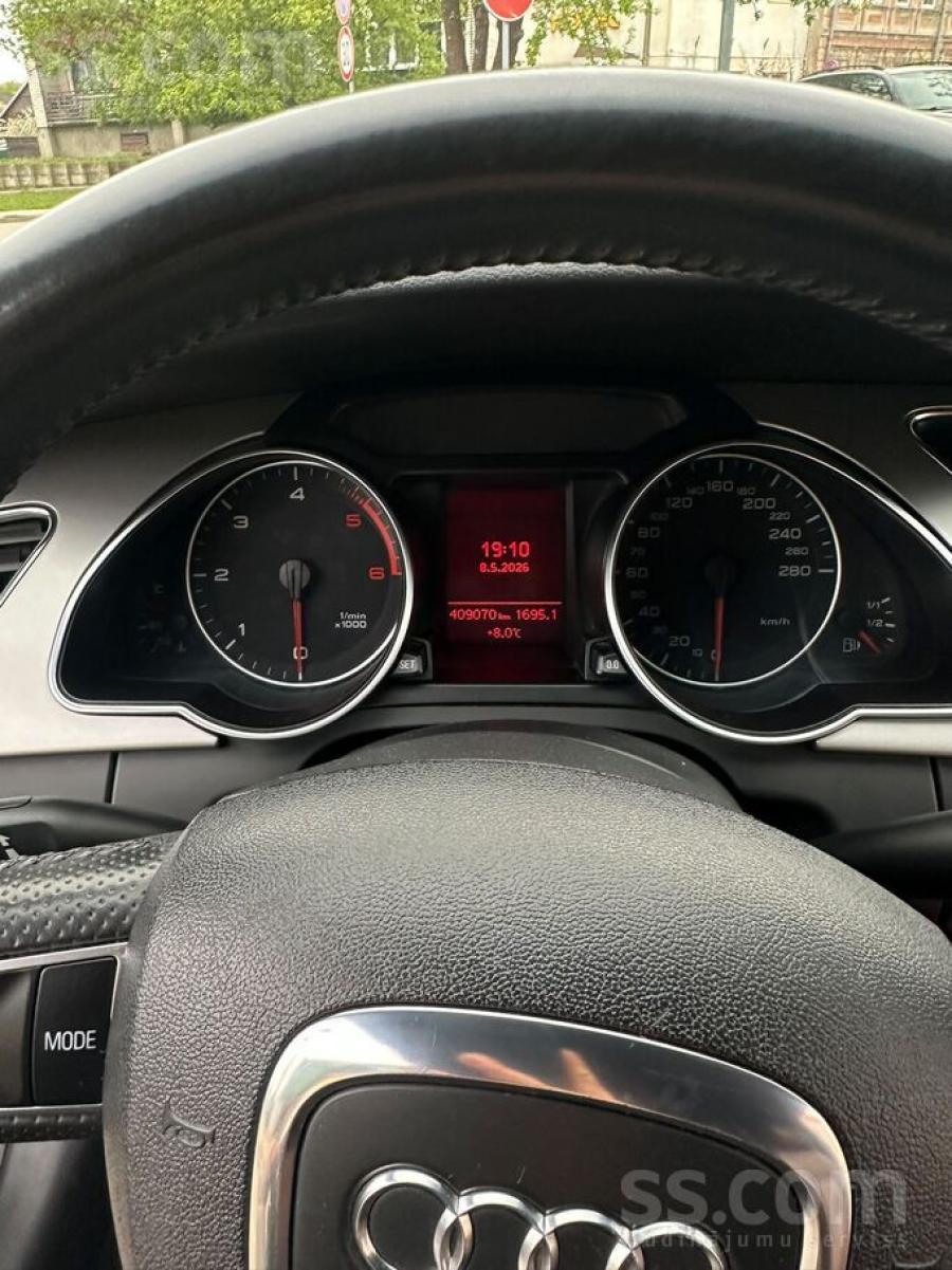 Grey Audi A5 2008 in Daugavpils, with an engine capacity of 2.70 L and mileage of 410 thousand km for 5700 €, photo 10 on AUTOMOTO.COM.LV