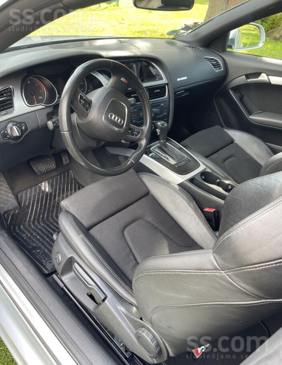 Grey Audi A5 2008 in Riga, with an engine capacity of 2.70 L and mileage of 184 thousand km for 8300 €, photo 5 on AUTOMOTO.COM.LV