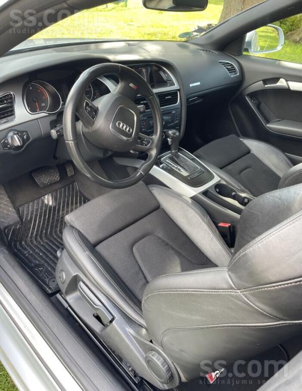 Grey Audi A5 2008 in Riga, with an engine capacity of 2.70 L and mileage of 184 thousand km for 8300 €, photo 5 on AUTOMOTO.COM.LV