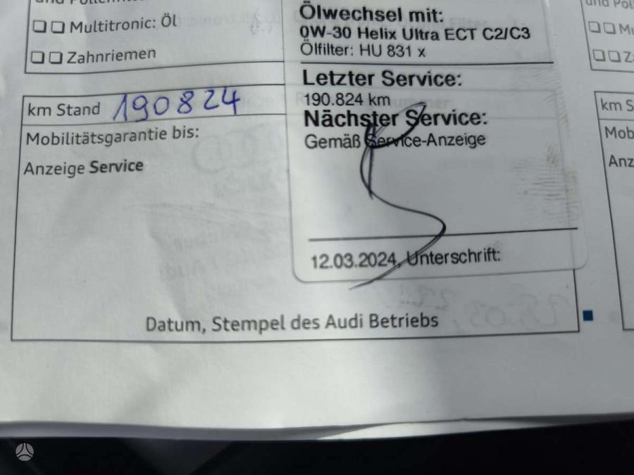 Серый Ауди А5 2008 в Утена, объемом двигателя 2.97 л и пробегом 256 тыс. км за 5500 €, фото 36 на AUTOMOTO.COM.LV