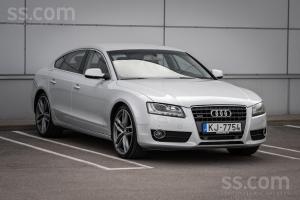 Grey Audi A5 2011 in Riga, with an engine capacity of 2.00 L and mileage of 230 thousand km for 7450 €, photo 4 on AUTOMOTO.COM.LV