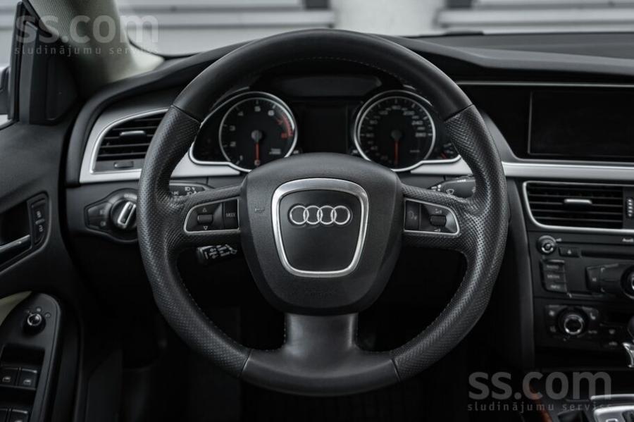 Grey Audi A5 2011 in Riga, with an engine capacity of 2.00 L and mileage of 230 thousand km for 7450 €, photo 20 on AUTOMOTO.COM.LV