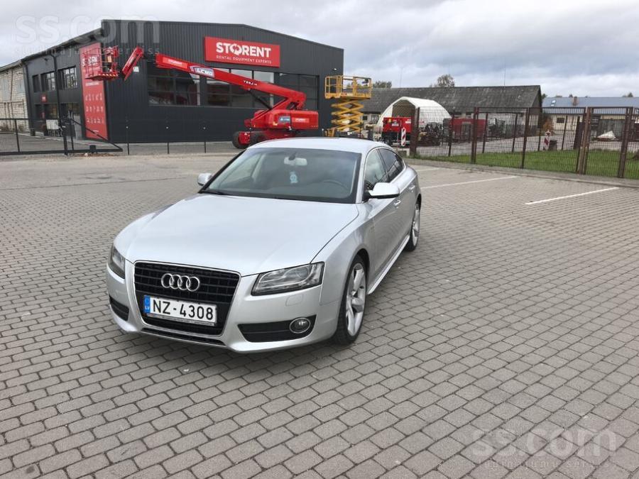 Pelēks Audi A5 2011 Saldus, ar dzinēja tilpumu 2.70 L un nobraukumu 180 tūkst. km par 8200 €, foto 3 vietnē AUTOMOTO.COM.LV