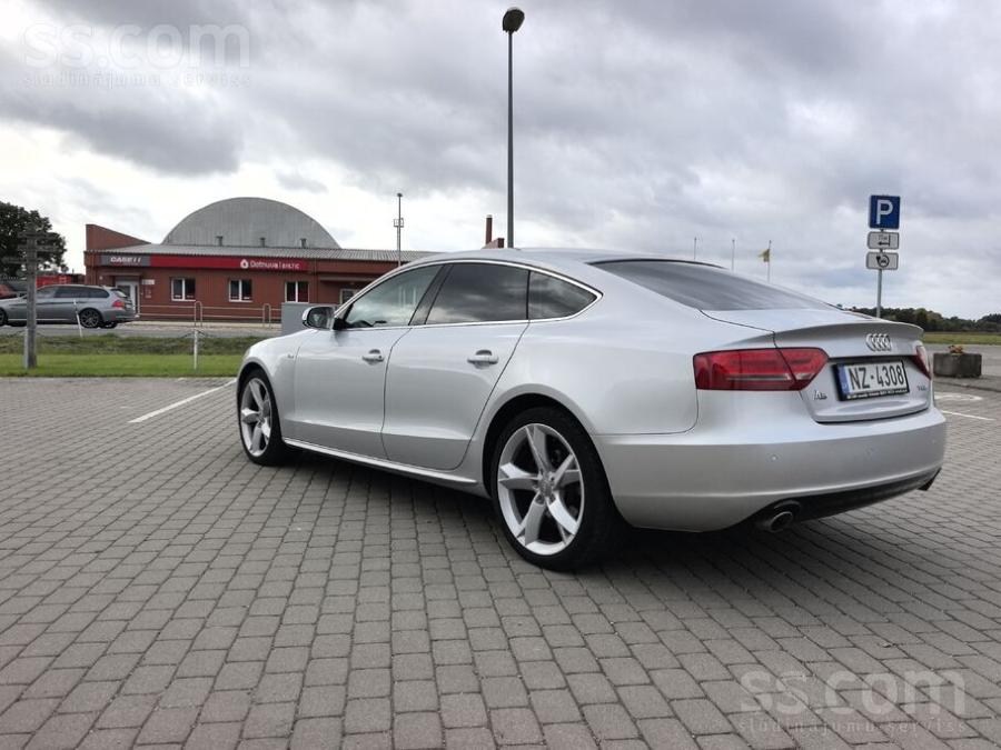Pelēks Audi A5 2011 Saldus, ar dzinēja tilpumu 2.70 L un nobraukumu 180 tūkst. km par 8200 €, foto 4 vietnē AUTOMOTO.COM.LV