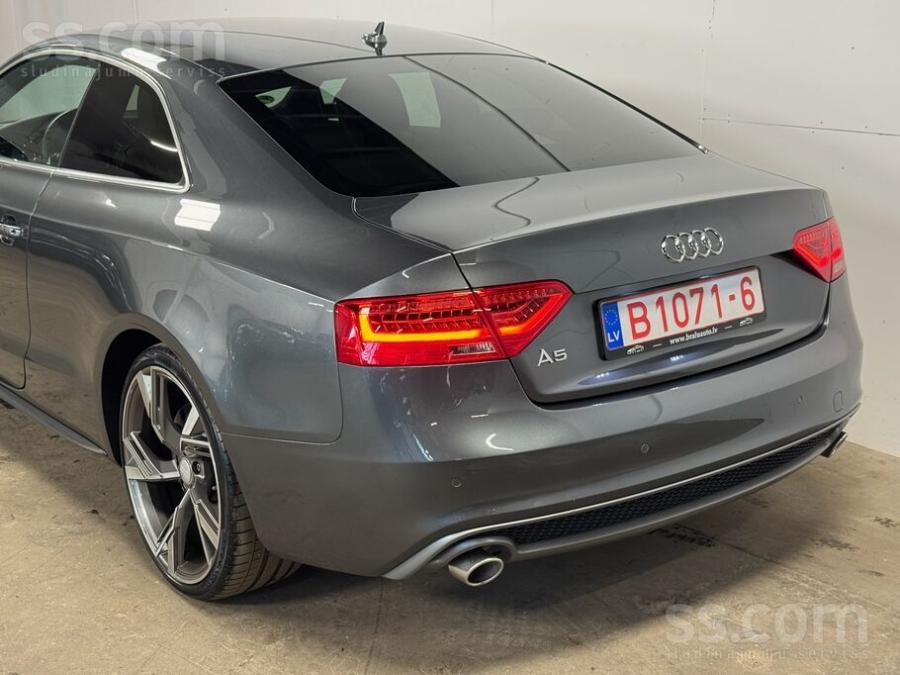Pelēks Audi A5 2012 Jūrmala, ar dzinēja tilpumu 3.00 L un nobraukumu 208 tūkst. km par 11950 €, foto 9 vietnē AUTOMOTO.COM.LV