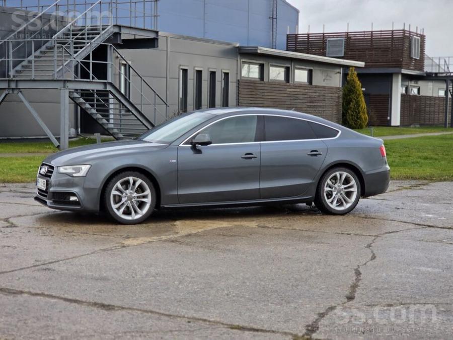 Pelēks Audi A5 2013 Rīga, ar dzinēja tilpumu 2.00 L un nobraukumu 216 tūkst. km par 9990 €, foto 13 vietnē AUTOMOTO.COM.LV