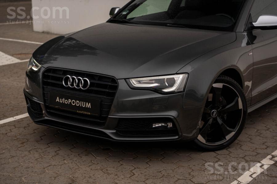 Grey Audi A5 2013 in Riga, with an engine capacity of 2.00 L and mileage of 255 thousand km for 10990 €, photo 3 on AUTOMOTO.COM.LV