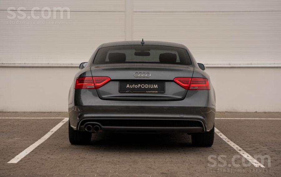 Grey Audi A5 2013 in Riga, with an engine capacity of 2.00 L and mileage of 255 thousand km for 10990 €, photo 7 on AUTOMOTO.COM.LV