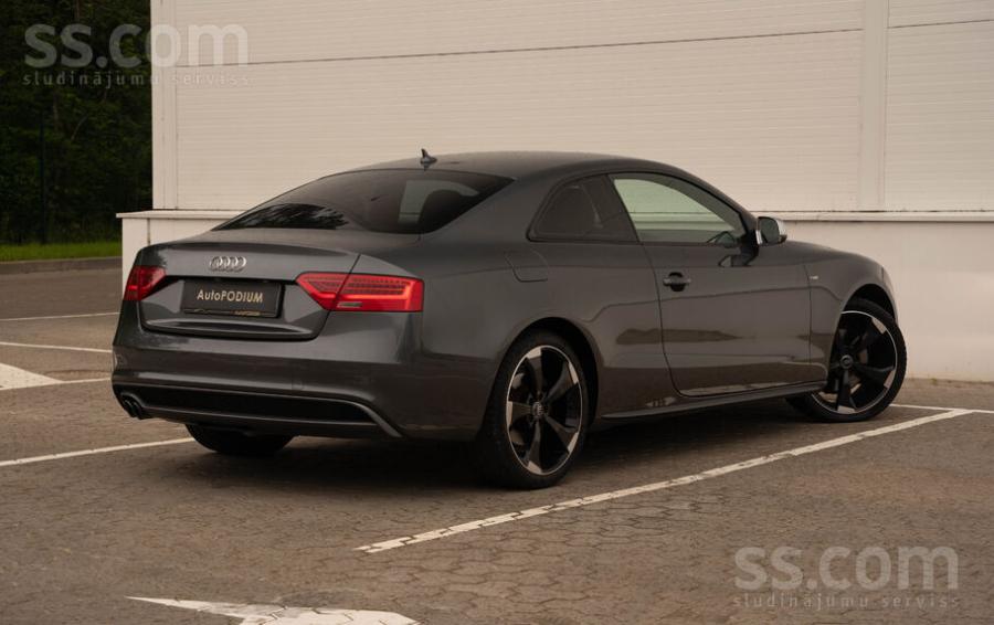 Grey Audi A5 2013 in Riga, with an engine capacity of 2.00 L and mileage of 255 thousand km for 10990 €, photo 8 on AUTOMOTO.COM.LV
