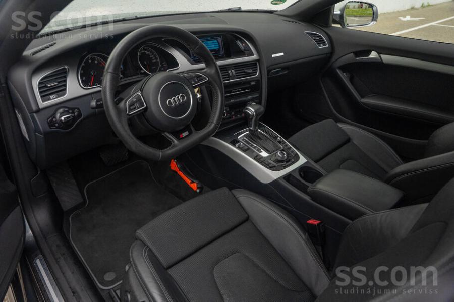 Grey Audi A5 2013 in Riga, with an engine capacity of 2.00 L and mileage of 255 thousand km for 10990 €, photo 15 on AUTOMOTO.COM.LV