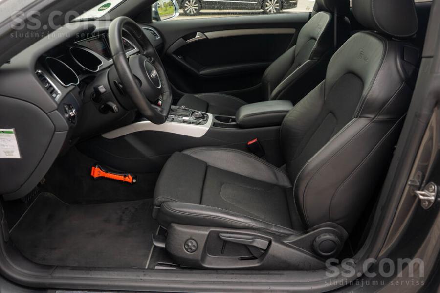 Grey Audi A5 2013 in Riga, with an engine capacity of 2.00 L and mileage of 255 thousand km for 10990 €, photo 19 on AUTOMOTO.COM.LV