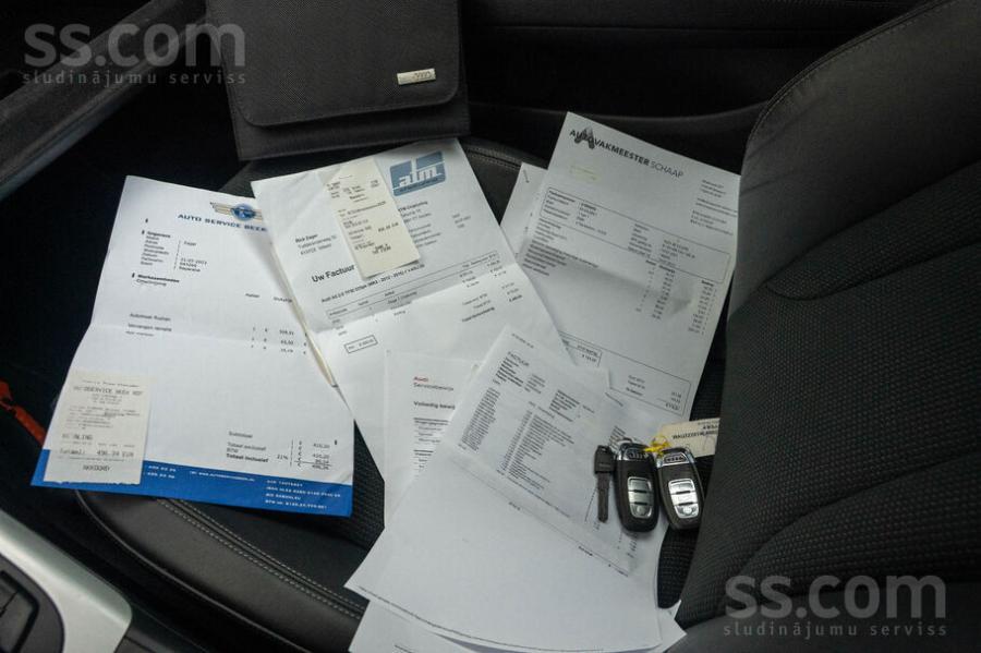 Grey Audi A5 2013 in Riga, with an engine capacity of 2.00 L and mileage of 255 thousand km for 10990 €, photo 30 on AUTOMOTO.COM.LV