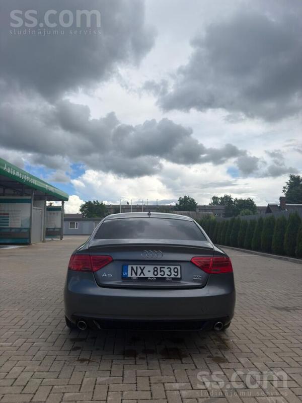 Grey Audi A5 2013 in Rezekne, with an engine capacity of 3.00 L and mileage of 310 thousand km for 11300 €, photo 4 on AUTOMOTO.COM.LV
