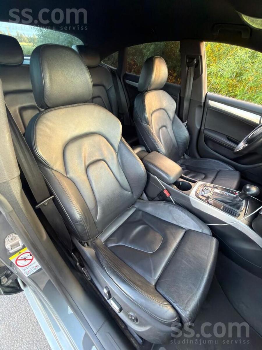 Pelēks Audi A5 2013 Rēzekne, ar dzinēja tilpumu 3.00 L un nobraukumu 310 tūkst. km par 11300 €, foto 17 vietnē AUTOMOTO.COM.LV