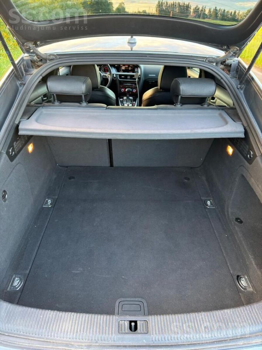 Pelēks Audi A5 2013 Rēzekne, ar dzinēja tilpumu 3.00 L un nobraukumu 310 tūkst. km par 11300 €, foto 23 vietnē AUTOMOTO.COM.LV