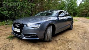 Grey Audi A5 2013 in Riga, with an engine capacity of 2.00 L and mileage of 286 thousand km for 5300 €, photo  on AUTOMOTO.COM.LV