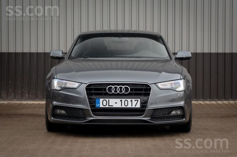 Grey Audi A5 2014 in Tukums, with an engine capacity of 3.00 L and mileage of 315 thousand km for 12490 €, photo 3 on AUTOMOTO.COM.LV