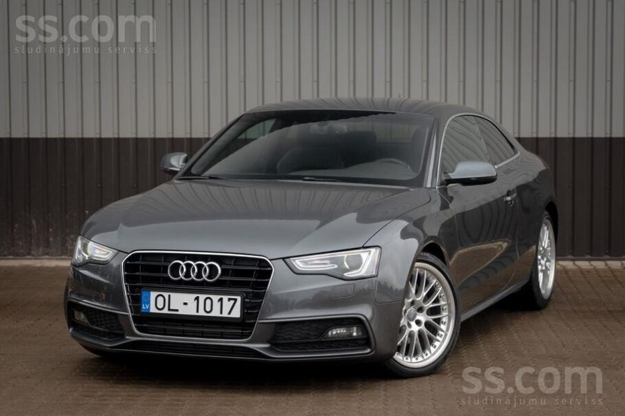 Grey Audi A5 2014 in Tukums, with an engine capacity of 3.00 L and mileage of 315 thousand km for 12490 €, photo 4 on AUTOMOTO.COM.LV