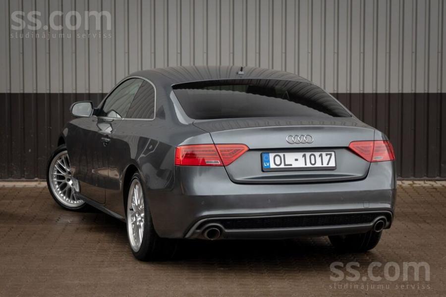 Grey Audi A5 2014 in Tukums, with an engine capacity of 3.00 L and mileage of 315 thousand km for 12490 €, photo 5 on AUTOMOTO.COM.LV