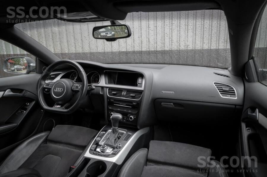Grey Audi A5 2014 in Tukums, with an engine capacity of 3.00 L and mileage of 315 thousand km for 12490 €, photo 9 on AUTOMOTO.COM.LV