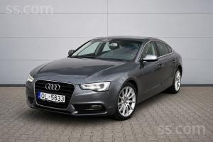 Pelēks Audi A5 2014 Rīga, ar dzinēja tilpumu 3.00 L un nobraukumu 196 tūkst. km par 12895 €, foto  vietnē AUTOMOTO.COM.LV