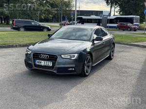 Pelēks Audi A5 2014 Rīga, ar dzinēja tilpumu 2.00 L un nobraukumu 117 tūkst. km par 7350 €, foto  vietnē AUTOMOTO.COM.LV