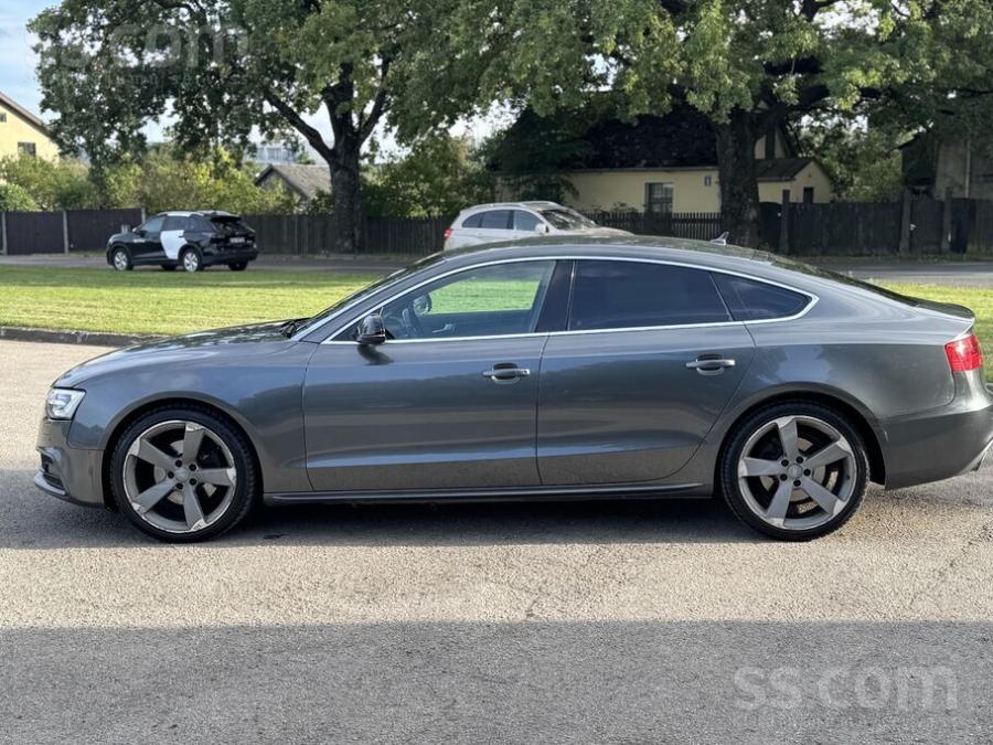 Grey Audi A5 2014 in Riga, with an engine capacity of 2.00 L and mileage of 117 thousand km for 7350 €, photo 6 on AUTOMOTO.COM.LV